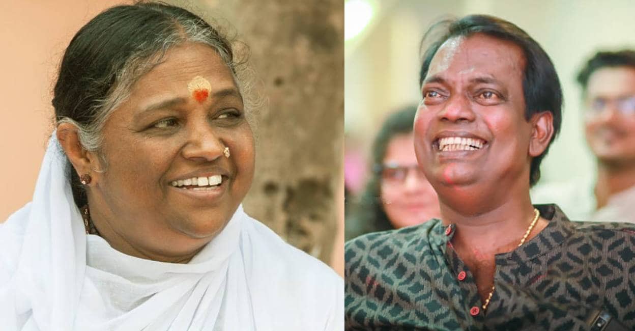 Salim Kumar | Amma | Mata Amritanandamayi | Malayalam actor Salim Kumar | Amritanandamayi Math ...